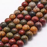 Picasso Jasper Stone Strands | Benefits Of Red Gemstone Beads | US ...