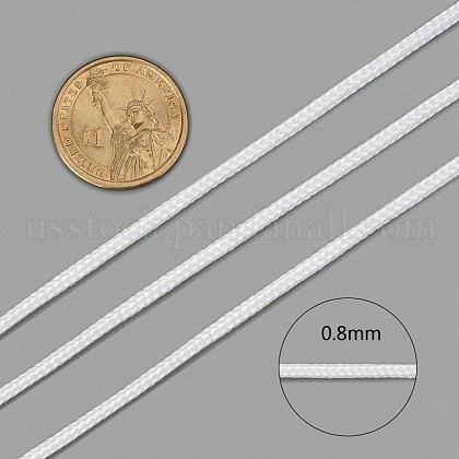 Braided Nylon Thread, Chinese Knotting Cord Beading Cord for Beading ...